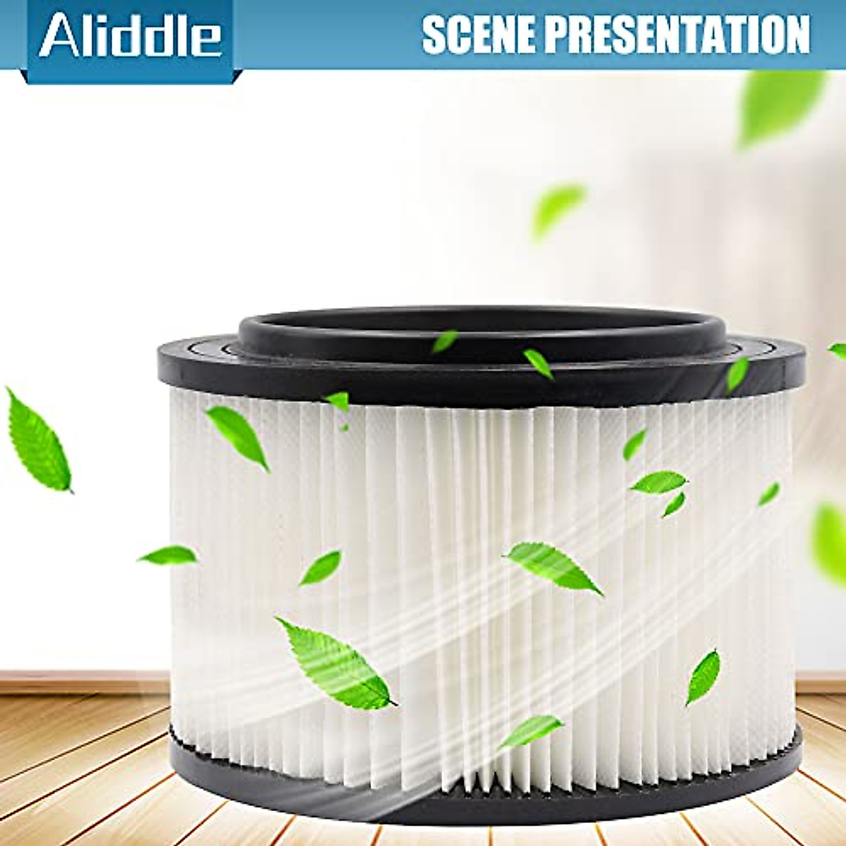 Aliddle 17810 Replacement Filter For Craftsman 9-17810 Wet Dry General Purpose Vacuum Cleaner Fit 3&4 Gallon