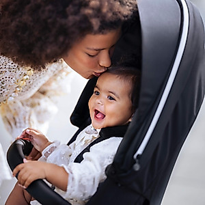 Stokke Xplory X, Ruby Red - Luxury Stroller - Adjustable for Both Baby & Parents’ Comfort - Padding, Harness & Reflective Zipper for Added Safety - Folds in One Step