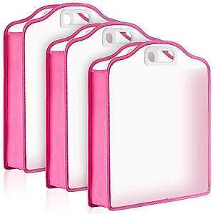 3 Pieces 12 x 12 Inch Scrapbook Paper Storage Organizer Expandable Craft Paper Storage Plastic Handle Scrapbook Organization and Storage for Scrapbook Craft Vinyl Paper Photos Cardstock File Sheets