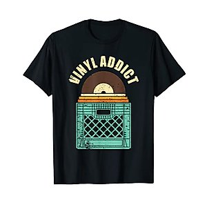 Cute Record Art For Men Women Spindle Music Vinyl Lovers T-Shirt