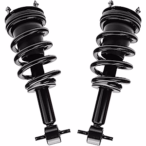 Detroit Axle - 6pc Suspension Kit for 2007-2013 Chevy GMC Silverado Sierra 1500 [w/o Electronic Suspension] Front Struts Sway Bars Rear Shock Absorbers Replacement 2008 2009 2010 2011 2012