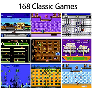 WeLohas Gameboy Case for iPhone 13 Mini,Handheld Retro 168 Classic Games,Color Video Display Game Case for iPhone,Anti-Scratch Shockproof Phone Cover Red