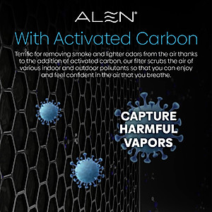 Alen Air Filter BF35-Fresh Replacement HEPA Filter for BreatheSmart Classic Air Purifier - Captures Allergens, Dust, & Mold + Odors & Smoke (1 Filter)