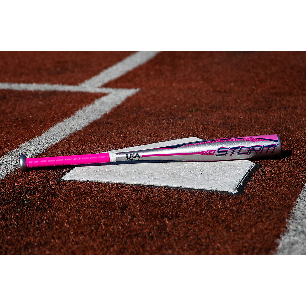 Rawlings | STORM T-Ball Bat | USA Softball & Baseball | -12 Drop | 24" | Silver/Pink