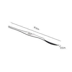 Housoutil 6pcs 304 Nutcracker Tool Stainless Steel Spoon Metal Cooking Spoon Crab Tool Set Crab Leg Tools Lobster Tools Crab Fork Crab Eatting Tool Seafood Needle Peeling Machine Seafood Aub