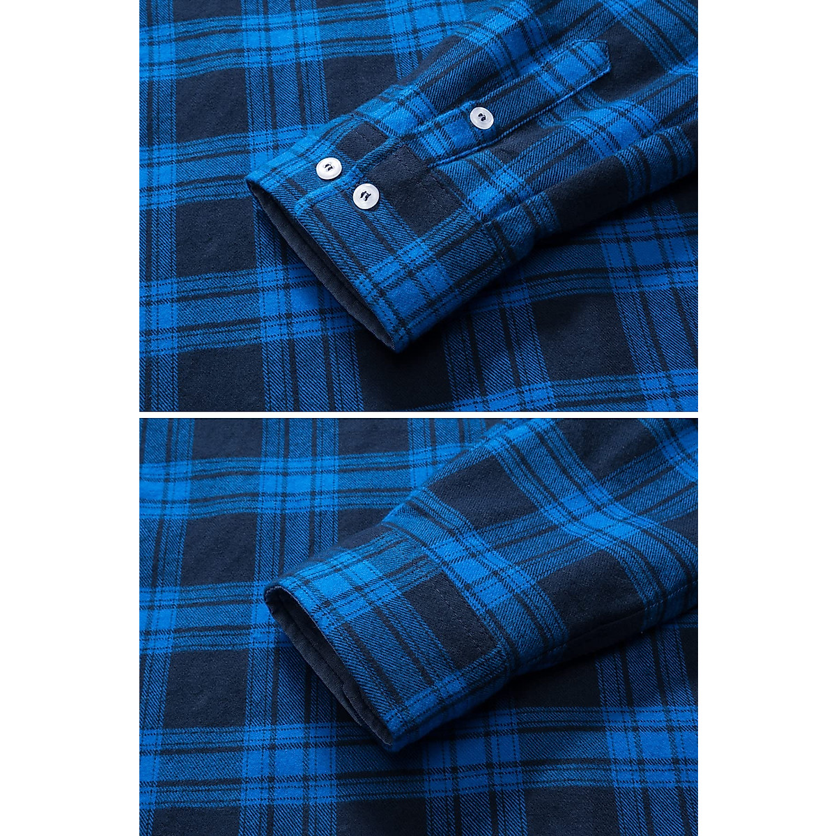 MAGCOMSEN Men's Fall Shirts for Men Button Up Flannel Shirts Long Sleeve Plaid Shirts Winter Shirts Casual Shirts Orange,2XL