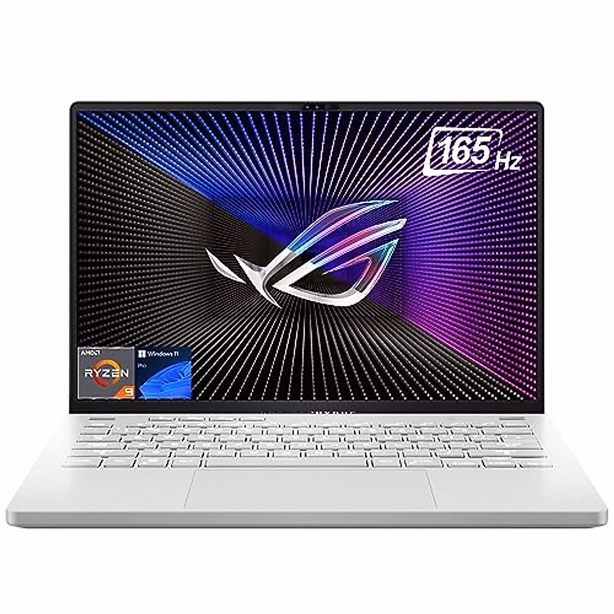 ASUS ROG Zephyrus G14 Gaming Laptop, 14" QHD 165Hz Display, AMD 8-Core Ryzen 9 7940HS, GeForce RTX 4060, 16GB DDR5, 2TB PCIe 4.0, VR Ready, Single-Zone RGB Keyboard, WiFi 6, USB-C, HDMI, Win 11 Pro