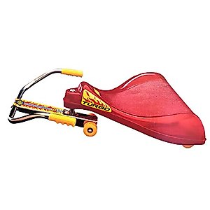 The Original Roller Racer Junior Flying Turtle Sit Skate, Kid Powered, No Motor, No Pedals, No Batteries, Power by Zig zag Motion, Promotes Active Play in or Outdoors, Non-marring Skate Wheels