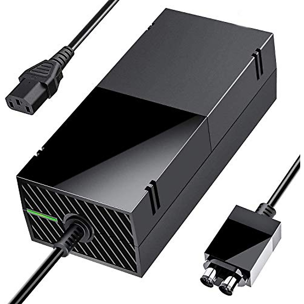 Xbox One Power Supply Brick, AC Adapter Cable Replacement Kit for Xbox One Console Games, Auto Voltage 100-240V, Black