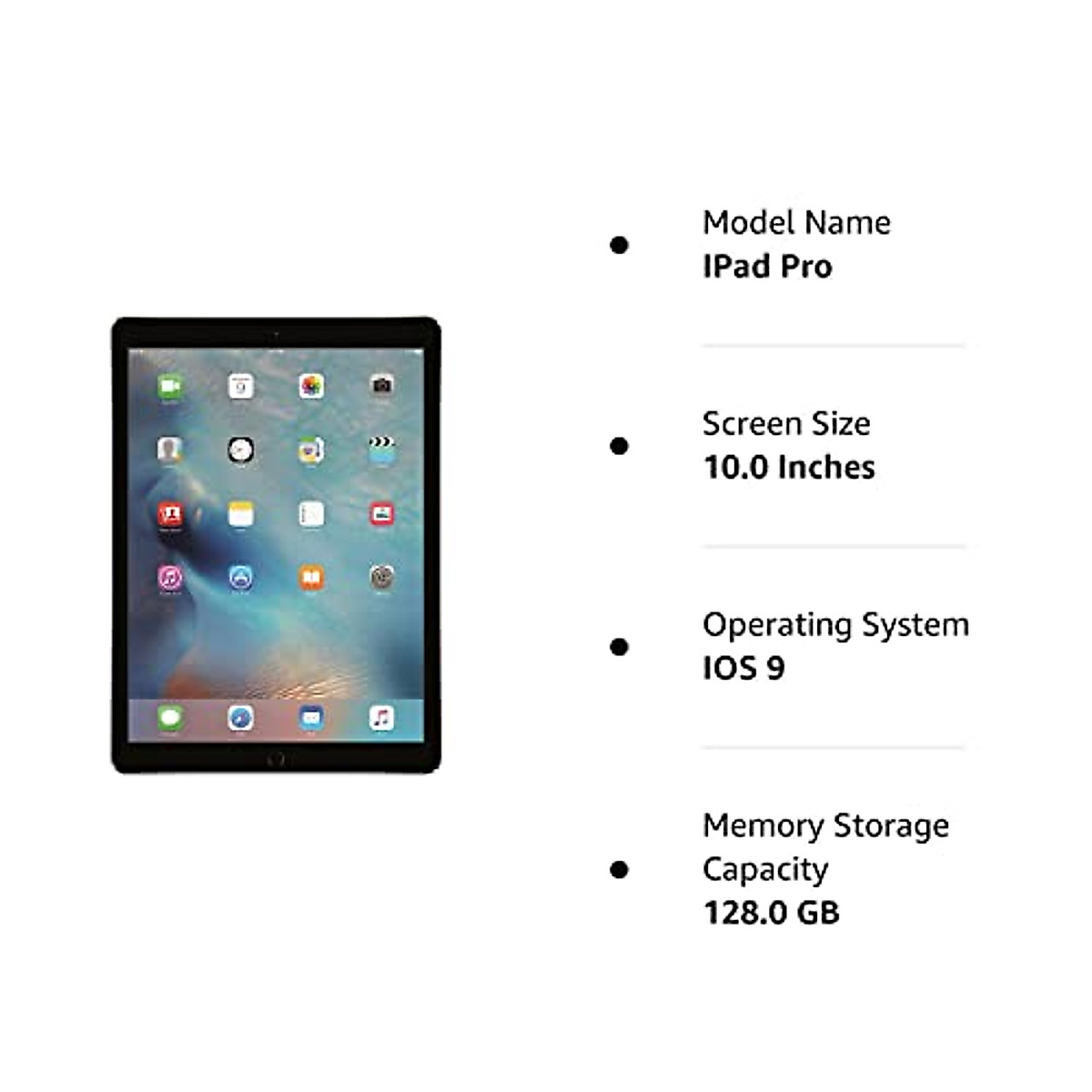 Apple iPad Pro (128GB, Wi-Fi, Space Gray) 12.9in Tablet (Renewed) — 🛍️ ...