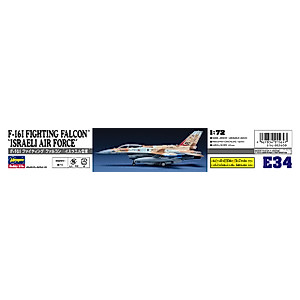 Hasegawa 1:72 Scale F-16I Fighting Falcon Israeli Air Force Model Kit