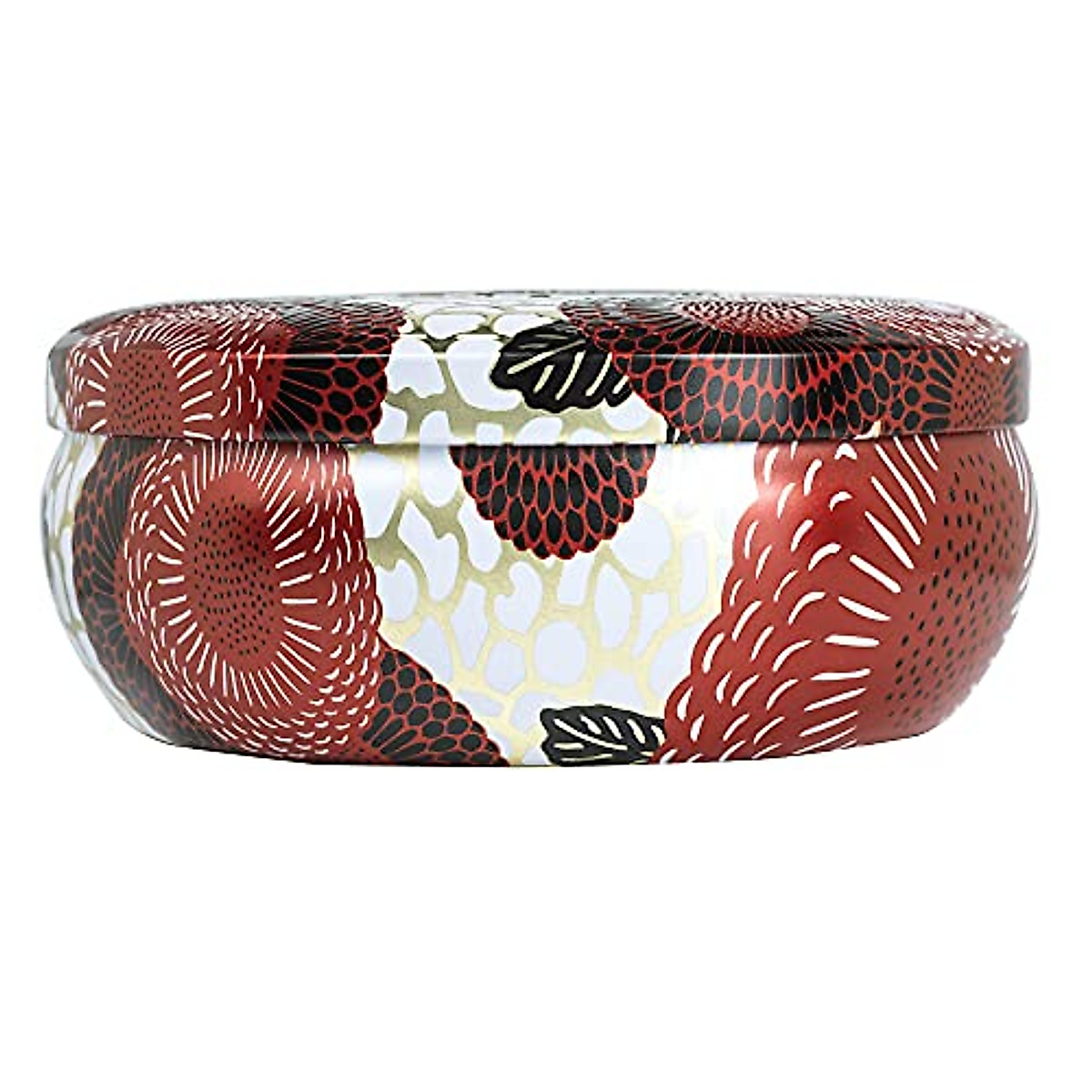 Voluspa Spiced Goji Tarocco Orange Candle | 3 Wick Tin | 12 Oz. | 40 Hour Burn Time | Vegan | All Natural Wicks and Coconut Wax for Clean Burning