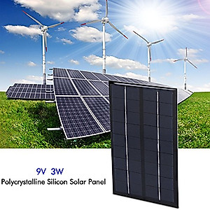 3W 9V Solar Panel Module Mini Portable DIY Polysilicon Battery Power Charger with High Efficiency