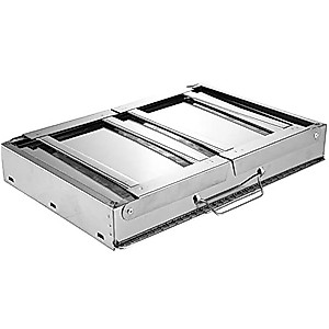 TAMYID Charcoal Grills, Stainless Steel BBQ Grills Home Outdoor Barbecue Portable Thick Folding Wild Charcoal Barbecue Tool Set