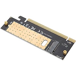 CHICIRIS Professional Heat Dissipation Structure SSD Interface Riser Card M Key M.2 to PCIE3.0 x16 SSD, Adapter Card, for