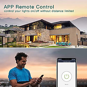 TREATLIFE 3 Way Smart Switch 4 Pack, 2.4GHz WiFi Light Switch 3 Way Switch Works with Alexa and Google Home, Needs Neutral Wire, No Hub Required