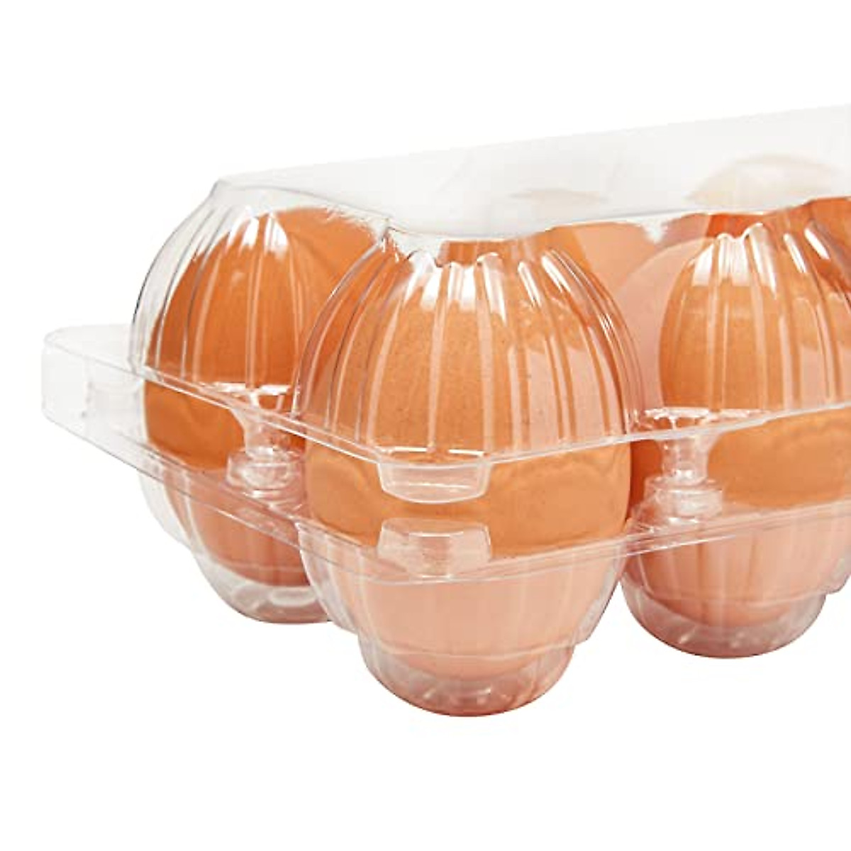 36 Pack Egg Cartons Bulk Holds 10 Chicken Eggs with Date Labels, Clear Plastic Tray