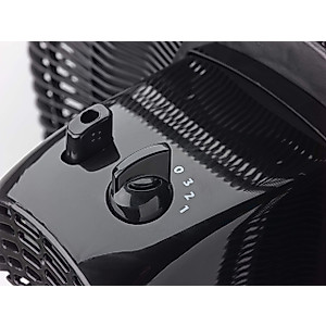 Lasko 2521 16" Oscillating Stand Fan, 16 Inch, Black