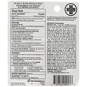 Red Cross Toothache Complete Medication Kit 0.12 oz Pack of, 2 Count