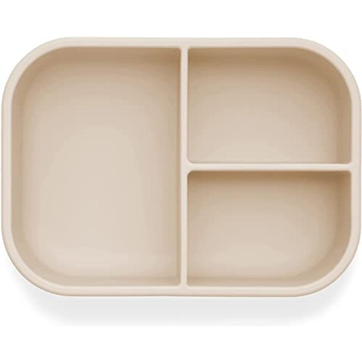Ali+Oli Leak Proof Bento Box (Coconut) Food-Grade Silicone Bento Box, BPA, Phthalate, Lead, & PVC Free - Bento Lunch Box for Kids and Adults - Leak Resistant Sets With Lids Container