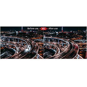 QKOO Neutral Density Filter ND4/8/16 Lens Filter Set for GoPro Hero 13 12 11 10 9 Black (Works with Media Mod) (Directly Replace The Standard Protective Lens On Your Camera)