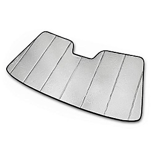 AutoTech Park Foldable Sunshade Compatible with 2014-2023 Porsche Macan SUV, Custom-fit Windshield Sun Shade