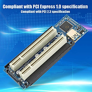 Eboxer PCI Express Network Card PCI E PCI X2 Adapter Card Set Parallel Port Network Card with USB3.0 Data Cable, PCI E × 1 × 4 × 8 × 16 Adapter Converter for Desktop PC