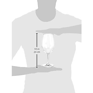 Amazon Basics Tritan Plastic Wine Glasses - 20-Ounce, Set of 4