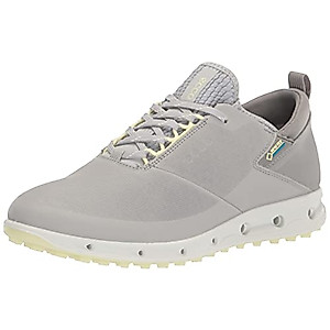 ECCO Women's Cool Pro Gore-TEX Waterproof Golf Shoe, Concrete/Wild Dove, 10-10.5