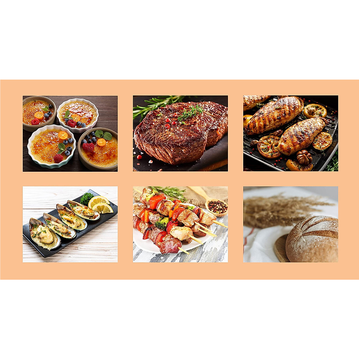 SearChef Cooking & BBQ Grilling Propane Torch Flame Lighter Kitchen Culinary Torch Sous Vide Charcoal Starter Searing Steak for Creme Brulee Campfire Searing ( Butane or Propane Tank Not Included )