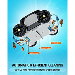FIILPOW Automatic Pool Cleaner & 100 FT Garden Hose Reel