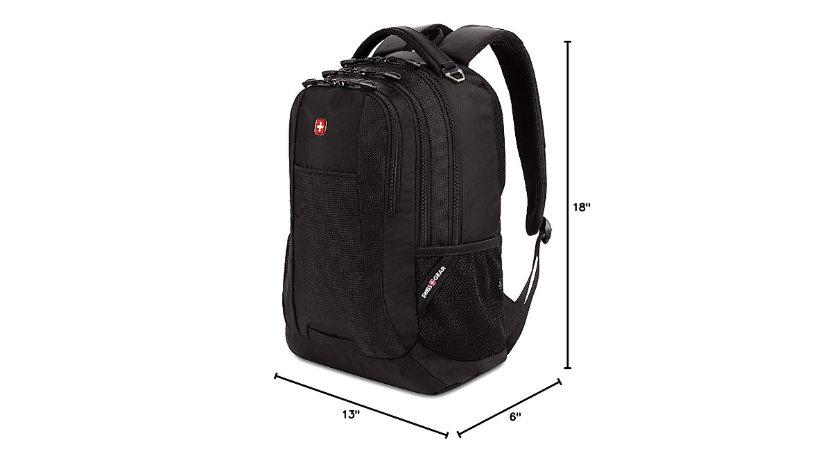SwissGear Cecil 5505 18-Inch Laptop Backpack - Black