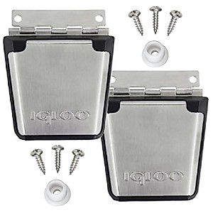 Igloo Cooler Stainless Steel Latch and Single-Screw Attachment Post, 2-Pack