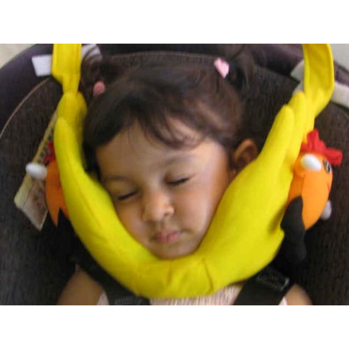 Head Support for Kids /Travel Pillow for carseat,strolller,airplane etc (Green)