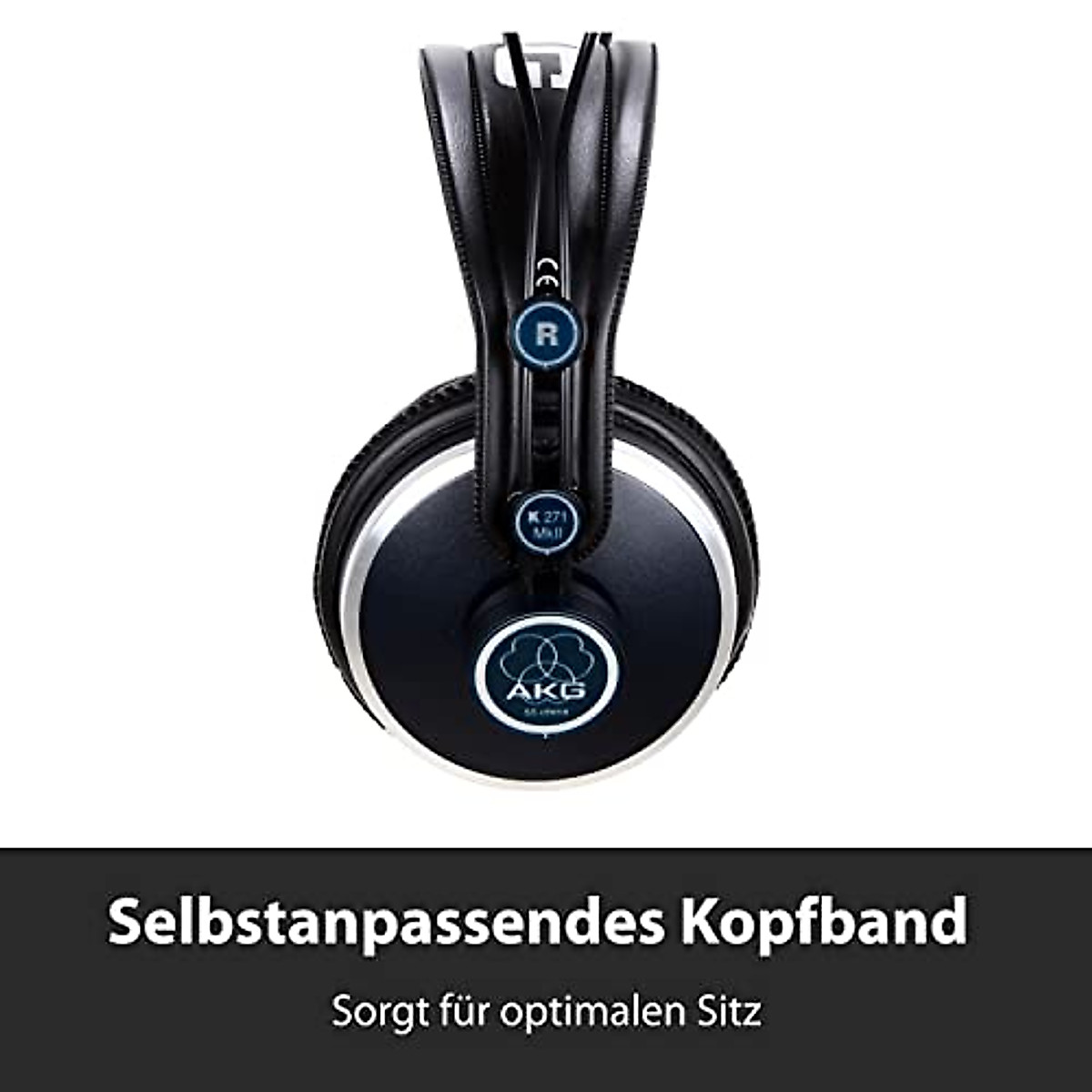 AKG Pro Audio K271 MKII Over-Ear, Closed-Back, Professional Studio Headphones