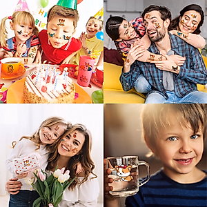 8 Sheet (96Pcs) Corgi Temporary tattoos for Kids, Pet Dog Birthday Party Decorations Favors Supplies Super Cute Tattoos Sticker Gifts for Boys Girls Baby Shower Prizes Rewards Christmas