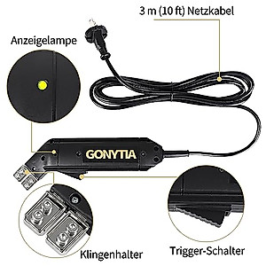 Gonytia Hot Knife Foam Cutter Rope Cutter Fabric Cutter Pro Electric Hot Knife Heat Sealer Cutting Tool kit