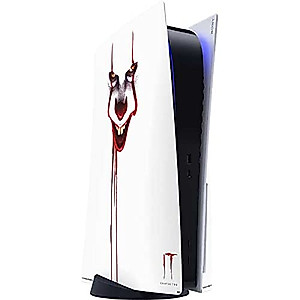 Skinit Decal Gaming Skin Compatible with PS5 Console - Officially Licensed Warner Bros Pennywise Bloody Design