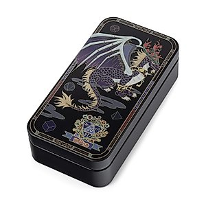 DNDND Metal Dice Case Metallic Dice Storage with Foam for Dungeons and Dragons D&D Dice