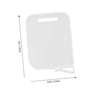 CHILDWEET 40Pcs Transparent Plastic Freezer Dividers Convenient Household Fridge Separators for Organized Storage Kitchen Pantry and Refrigerator