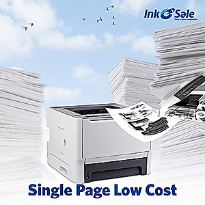 INK E-SALE Compatible Q5949X Q7553X Toner Cartridge Replacement for HP 49X Q5949X 53X Q7553X (Black 1Pack) for use in HP LaserJet P2015dn P2015 P2015d 1320 1320n 3390 3392 M2727nf P2014 P2010 Printer