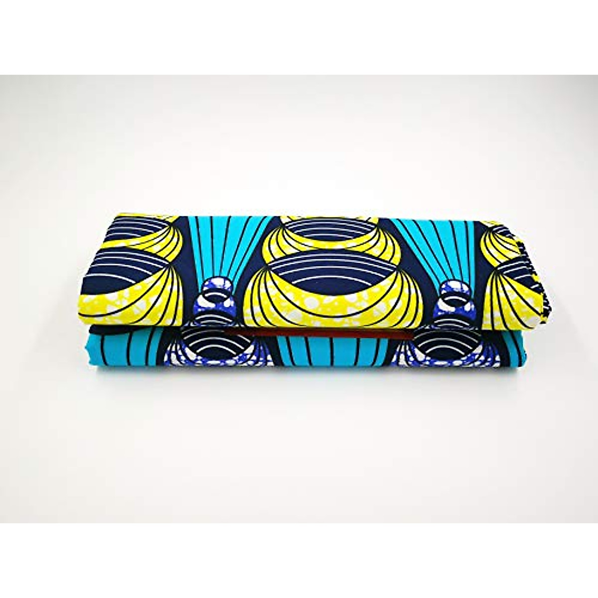 African Fabric African Print Fabric Ankara Wax 6 Yards Ankara Fabric Kente Cloth Fabric by The Yard (The Natural Pattern)