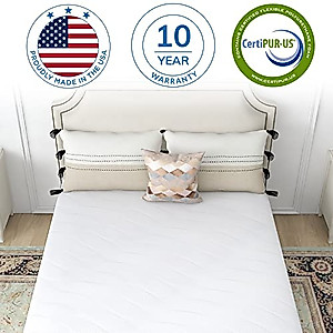 LIFERECORD Twin Mattress, 10 Inch Memory Foam and Innerspring Hybrid Mattress, Gel Infused Mattress, Medium Firm Twin Size Mattress in a Box, Made in USA, CertiPUR-US Certified