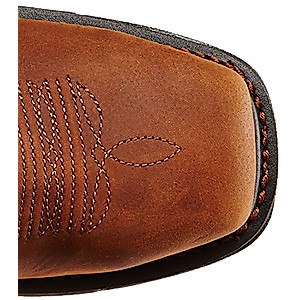 Carhartt mens 11" Wellington Square Safety Toe Leather Work Cmp1218 industrial and construction boots, Brown/Dark Brown Leather, 13 Wide US