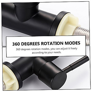 DOITOOL Faucet Sink Sprayer Home Water-tap Rotatable Water-tap Rotating Water Tap Multi-Functional Water Tap Home Supply to Rotate Stainless Steel Laundry tub Steel Sink