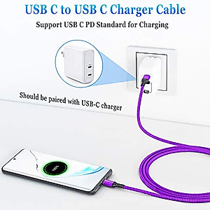 Elebase USB C to Type C 100W Cable 10FT 2Pack,Power Delivery Fast Charging PD Charger Cord for MacBook Mac,iPad 10 10th Pro Air 4 4th 5 5th Mini 6 6th Generation,Samsung Galaxy S21 S22 S23 22 Ultra