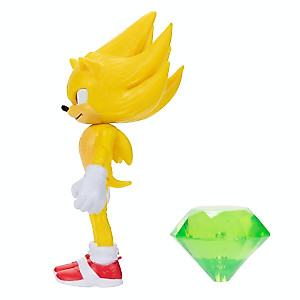 Sonic The Hedgehog 2 Movie Series 4-inch Action Figure Super with Master Emerald 41497