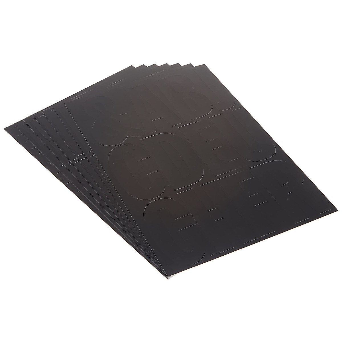 Headline Sign 32411 Stick-On Vinyl Letters, Black, 4-Inch