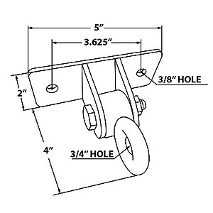 Barn-Shed-Play 2 Hole Heavy Duty Hangers and Springs Porch Swing Hanging Kit