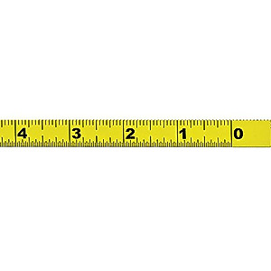Self Adhesive Measuring Tape Right to Left – Peel and Stick Ruler Tape for Workbench, Woodworking, & More – Sticky Steel Tape Measure – High-Accuracy and Easy to Read Measurement